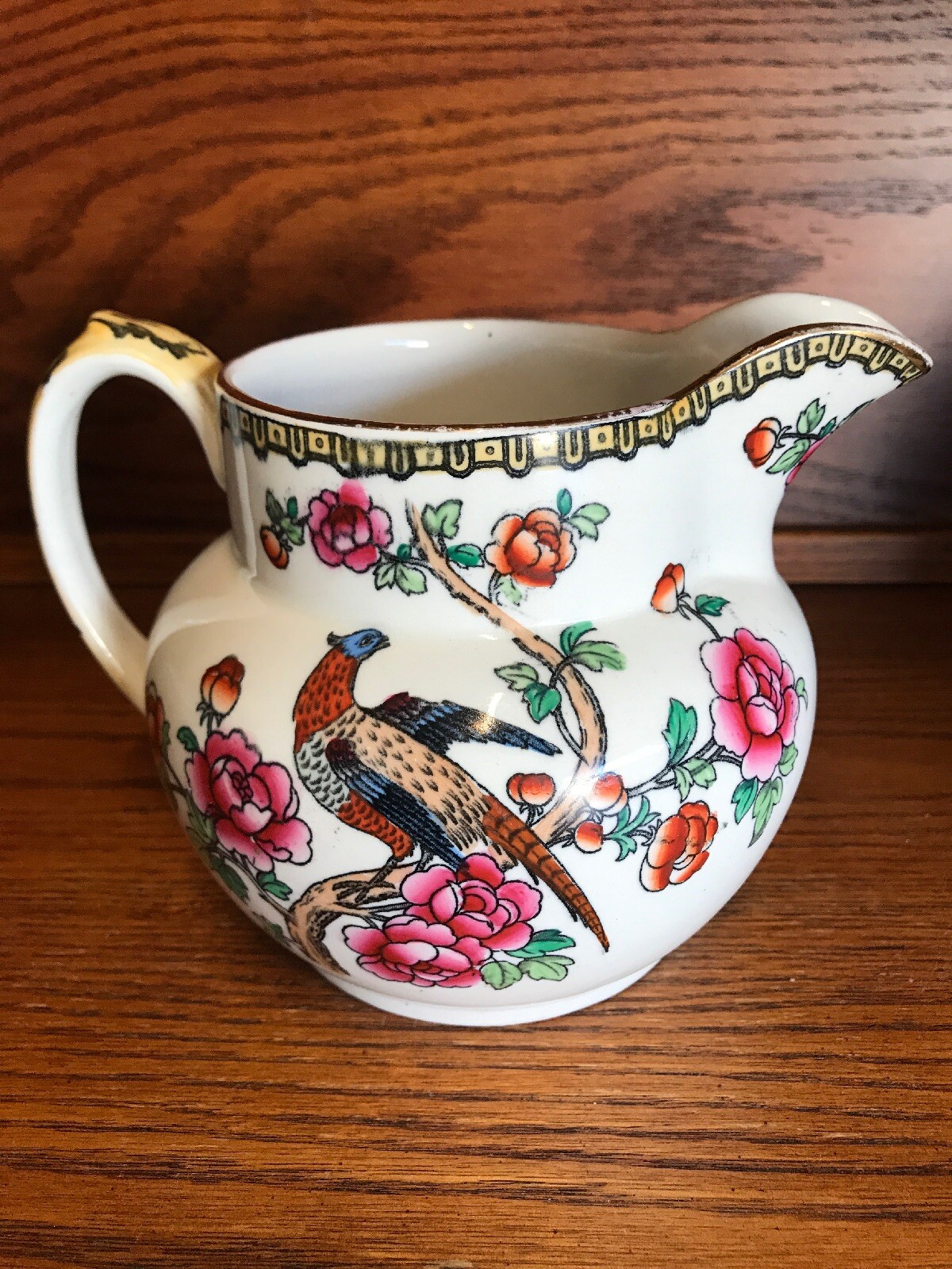 Whieldon Ware Pitcher Jug Pheasant F Winkle & Co England c1920’s | eBay