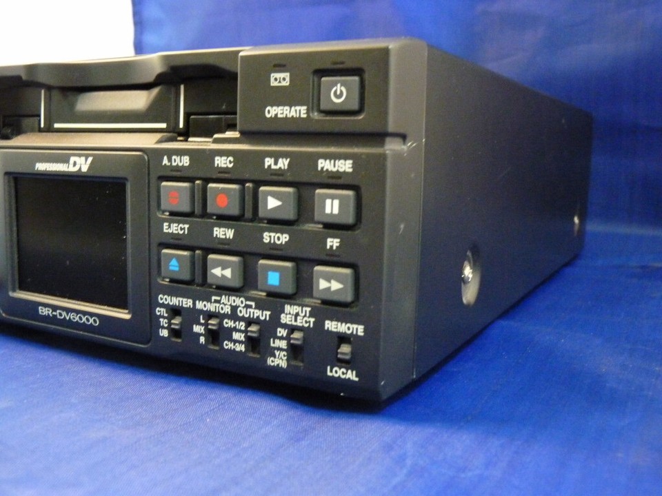 PLAY NTSC PAL DVCAM MiniDV Mini DV Tapes w/ JVC BR-DV6000U Player ...