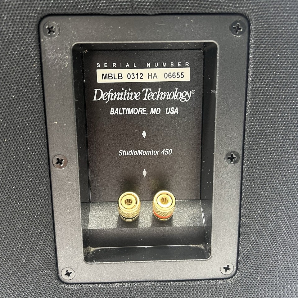 Definitive Technology Studio Monitor 450 Bookshelf Speakers W/ Original ...