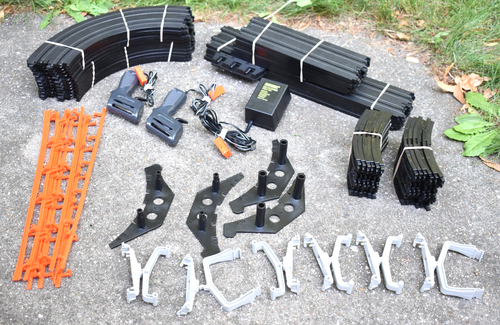 Tomy Aurora AFX Ho Slot Car Track Lot 2 Controllers Transformers & More ...