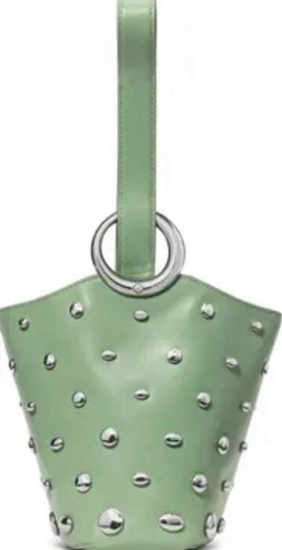 BRAND NEW! Kate Spade Crisp Sage Halo Studded Mini Bucket Bag KM492 ...