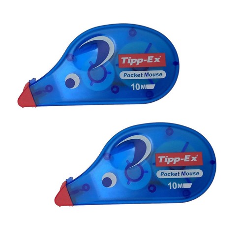 2 Tipp-Ex Korrekturroller Pocket Maus 4,2mmx10m Korrekturband ...