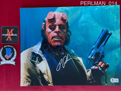 Ron Perlman autographed signed 11x14 photo Hellboy Beckett COA | eBay