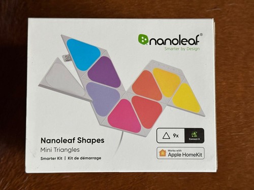 Nanoleaf Shapes Mini Triangles Smarter Kit Multicolor Light Panels - 9 ...