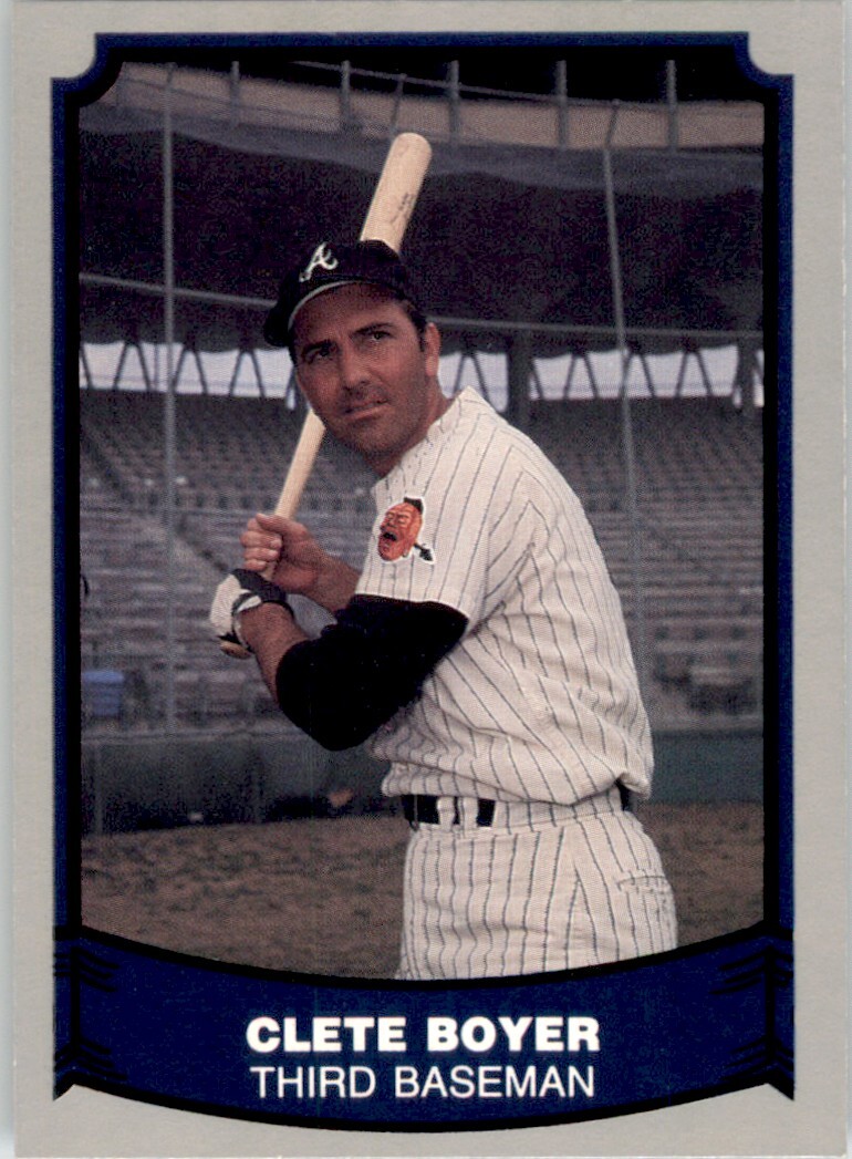 1988 Pacific Legends Baseball Clete Boyer Atlanta Braves #13 | eBay