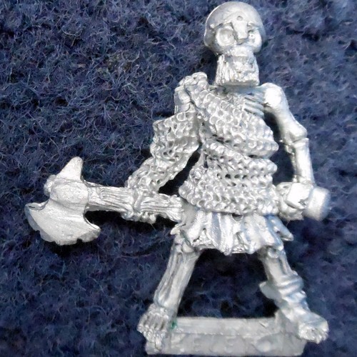 1985 Undead C17 Skeleton Axeman Citadel Warhammer Vampire Counts Tomb ...