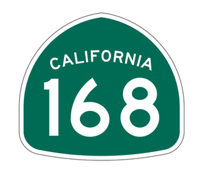 California State Route 168 Sticker Decal R1238 Highway Sign | eBay