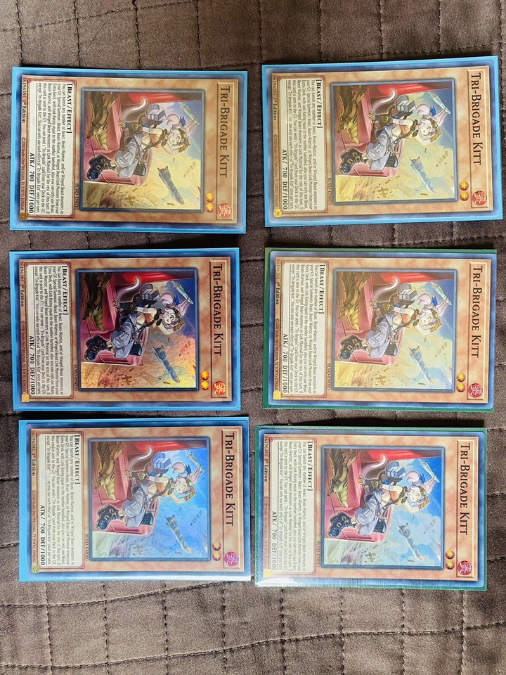 Yugioh! Tri-Brigade Kitt - BLVO-EN010 - Super Rare - 1st Edition Near ...