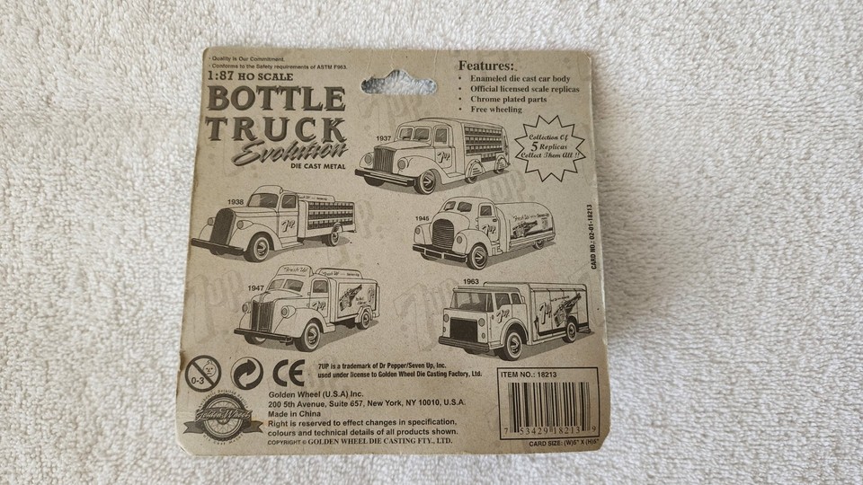 7up Bottle Truck Evolution HO 1:87 Scale Die Cast Metal | eBay