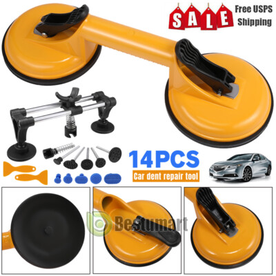 Heavy Duty Aluminum Suction Cup Car Double Handle Glass Puller/Lifter ...