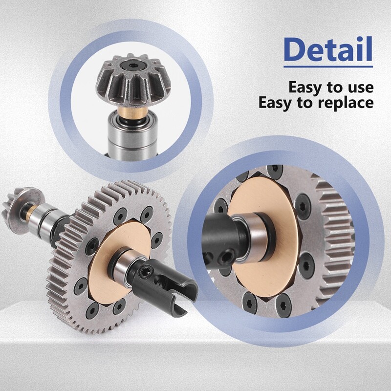 2Pcs Front & Rear Driver Set EA1056 EA1058 for JLB Racing CHEETAH 11101 ...