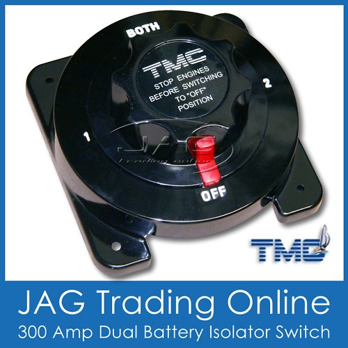 TMC 300A DUAL BATTERY ISOLATOR KILL SWITCH - Boat/Caravan/4X4/RV | eBay Australia