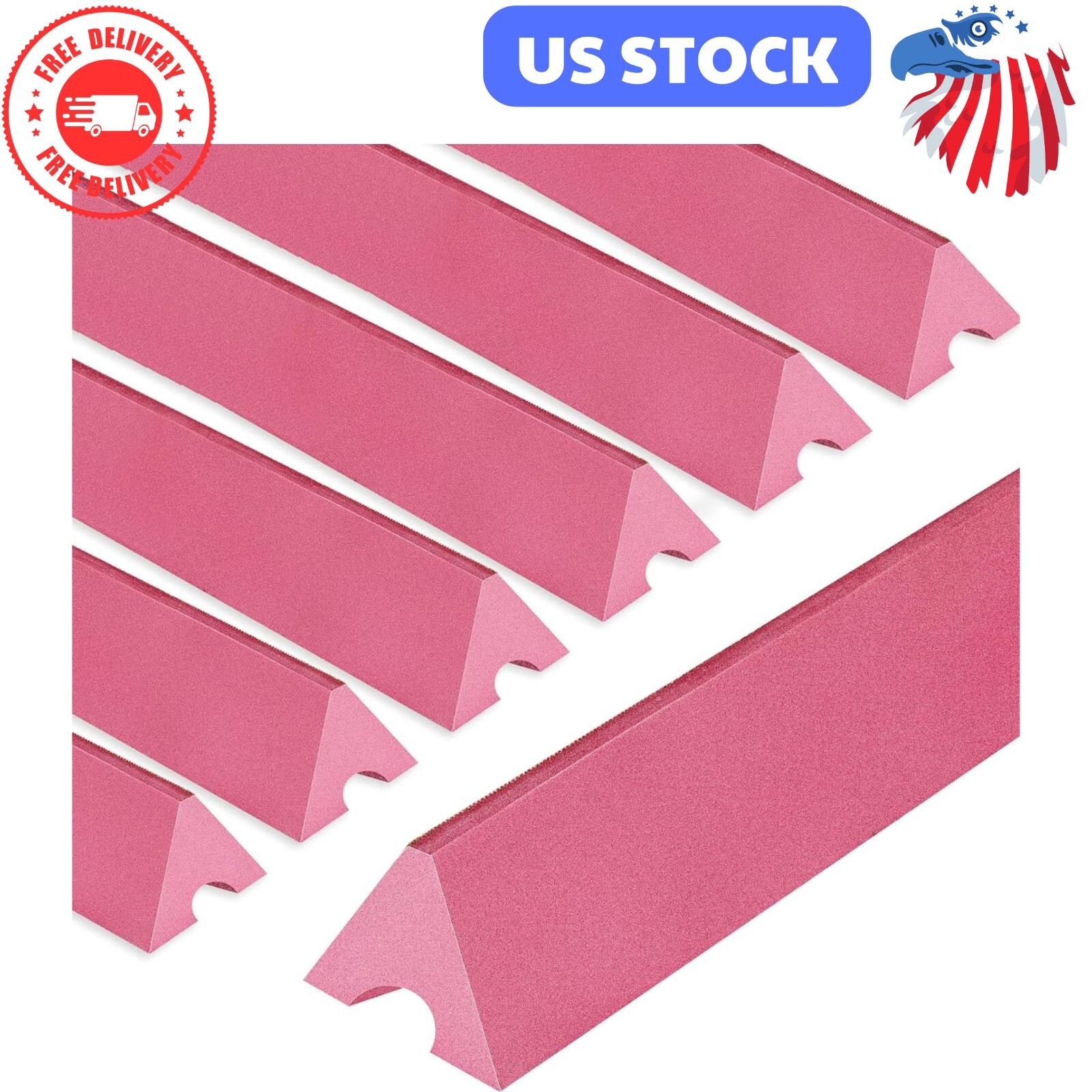 6 Pack K66 Rubber Pool Table Bumpers Replacement Cushions 8 Foot ...
