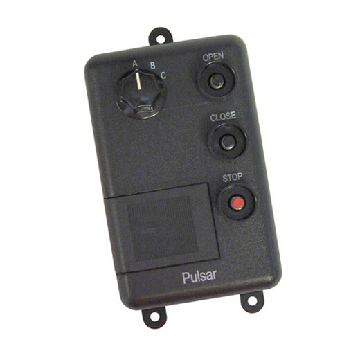 Pulsar 733T Wall Mount Three Button Transmitter Open/Close/Stop (3 ...