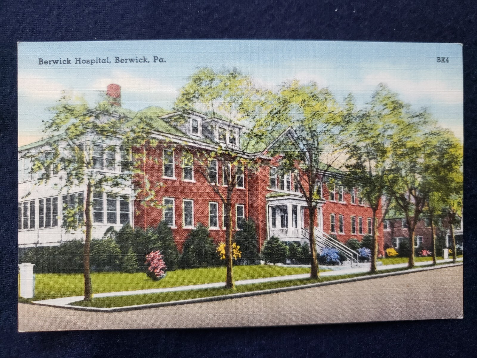 Berwick Hospital Berwick Pennsylvania PA Postcard 1940s | eBay