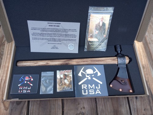 RMJ Tactical Patriot Tomahawk New in Box, Pipe Tomahawk | eBay