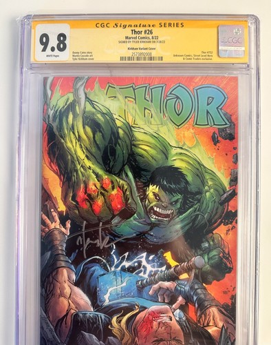 THOR #26 CGC SS 9.8 Signed by TYLER KIRKHAM EXCLUSIVE | ASM #316 HOMAGE ...