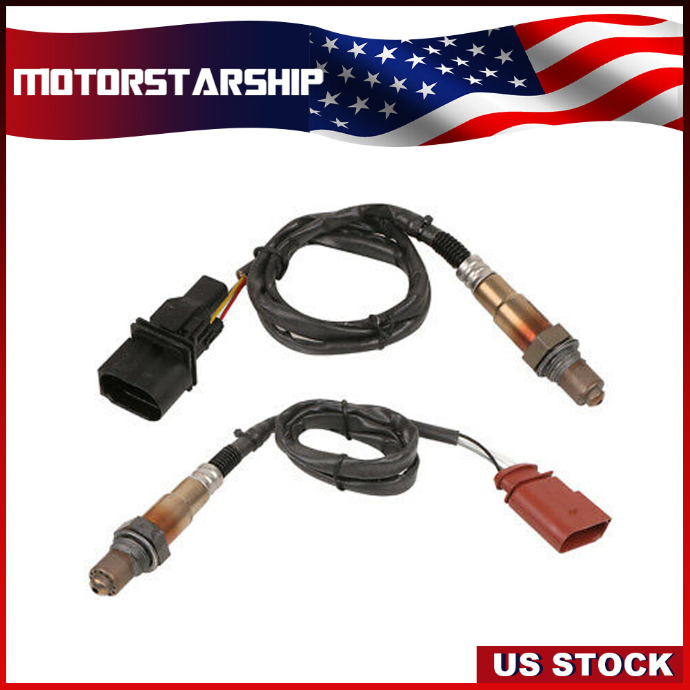 Upstream & Downstream O2 Oxygen Sensor Fit Audi TT VW Golf GTI Jetta 1 ...