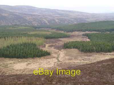 Photo 6x4 Allt na Sean-airidh Beinn Domhnaill Burn running through ...