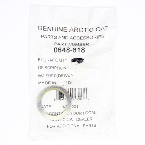 Arctic Cat Driven Washer Part Number - 0648-818 | eBay