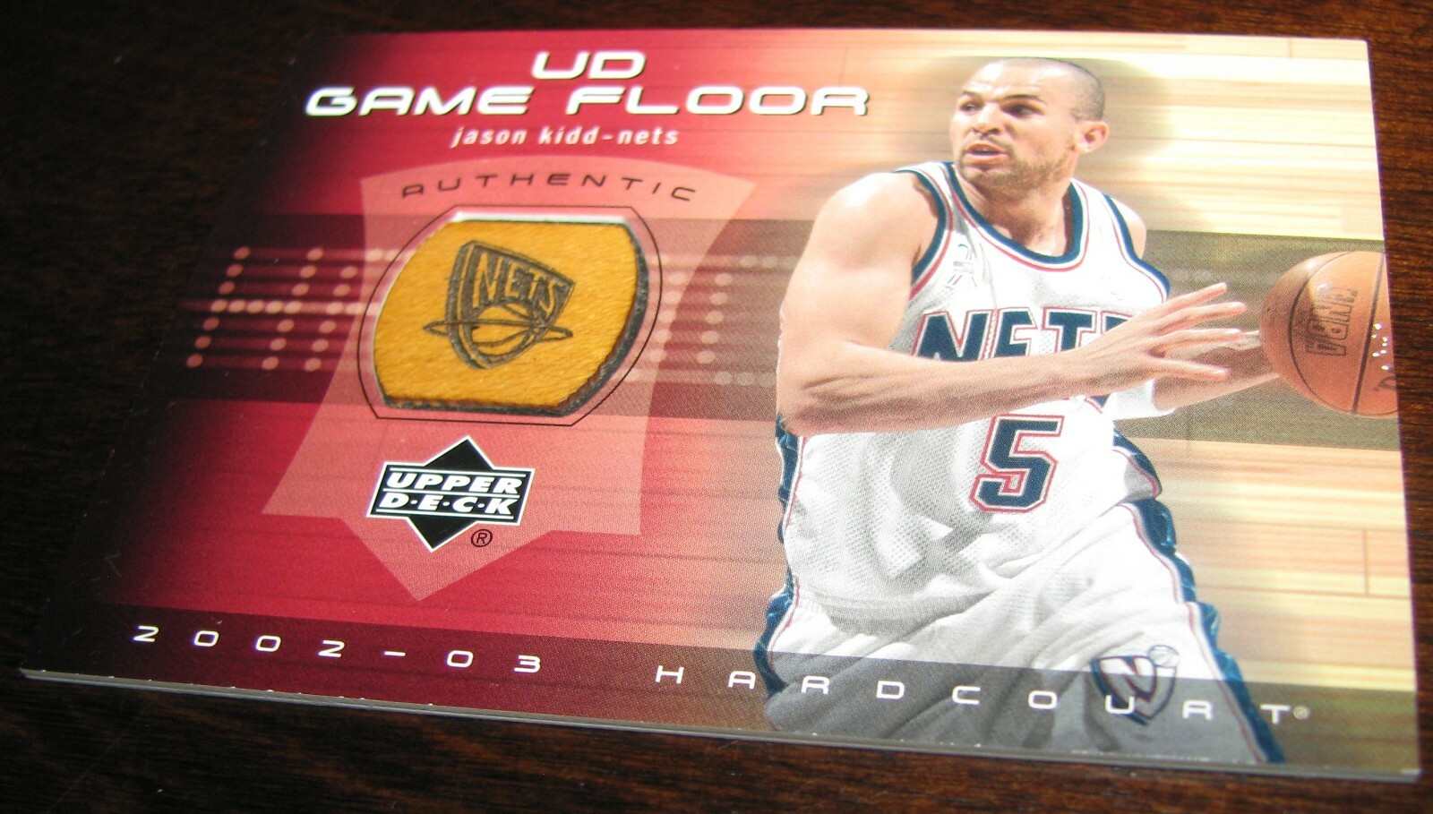 New Jersey Nets 2002-03 Upper Deck Hardcourt UD Game Floor #JK-F Jason ...