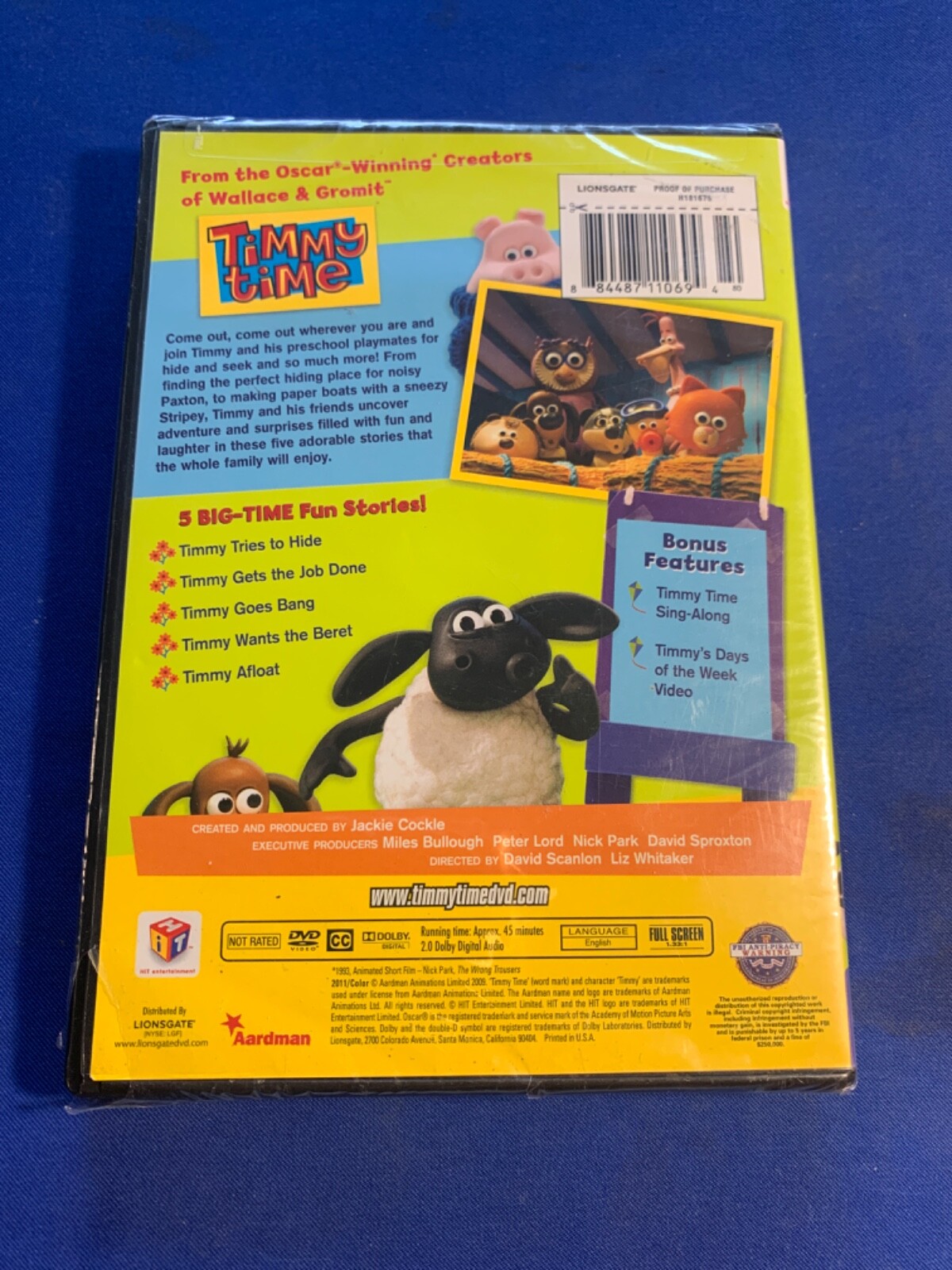 Timmy Time “Hide & Seek” (DVD) Full Frame…….. ….BRAND NEW & SEALED ...