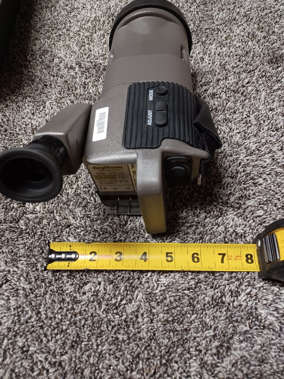 Raytheon Infrared Palm Ir250 In Case Xtras Night Sight Thermal Imaging