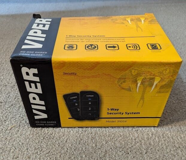 Viper 3105V Security System Keyless Car Alarm 2 Remotes | eBay