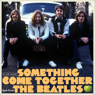 Repro Photo THE BEATLES Something / Come Together APPLE 7" Single Size ...