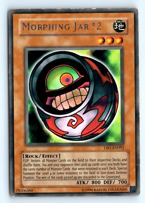 Yu-Gi-Uh Morphing Jar #2 #DB1-EN092 Dark Beginning 1 tcg LP | eBay
