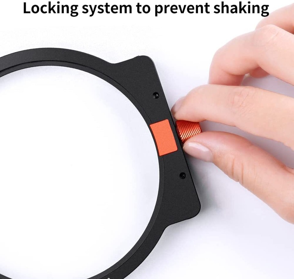 Metal Square Lens Filter Holder 100mm with 8 Lens Filter Adapter Rings ...