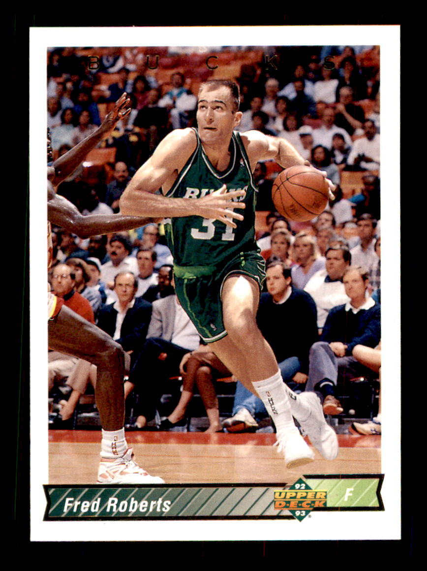 1992 Basketball Upper Deck Fred Roberts Milwaukee Bucks #225 6 | eBay