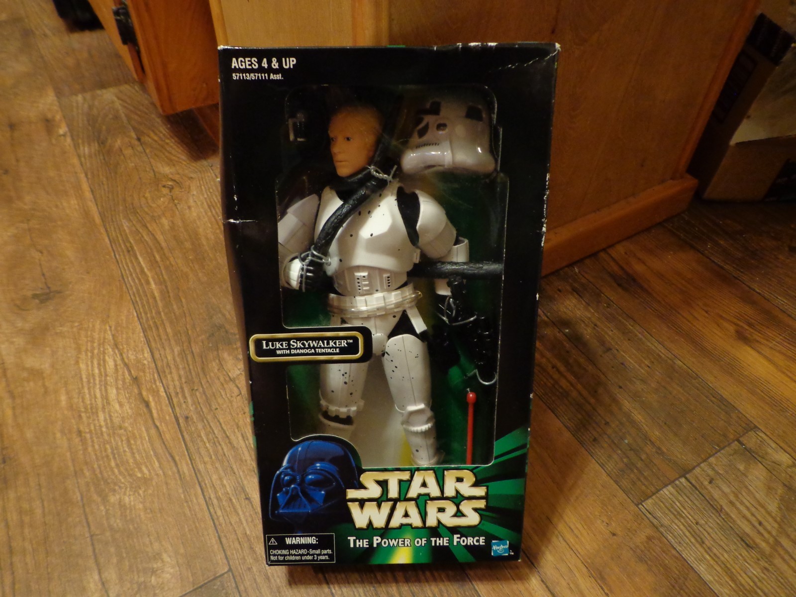 1998 HASBRO--STAR WARS--12" LUKE SKYWALKER FIGURE WITH DIANOGA TENTACLE ...