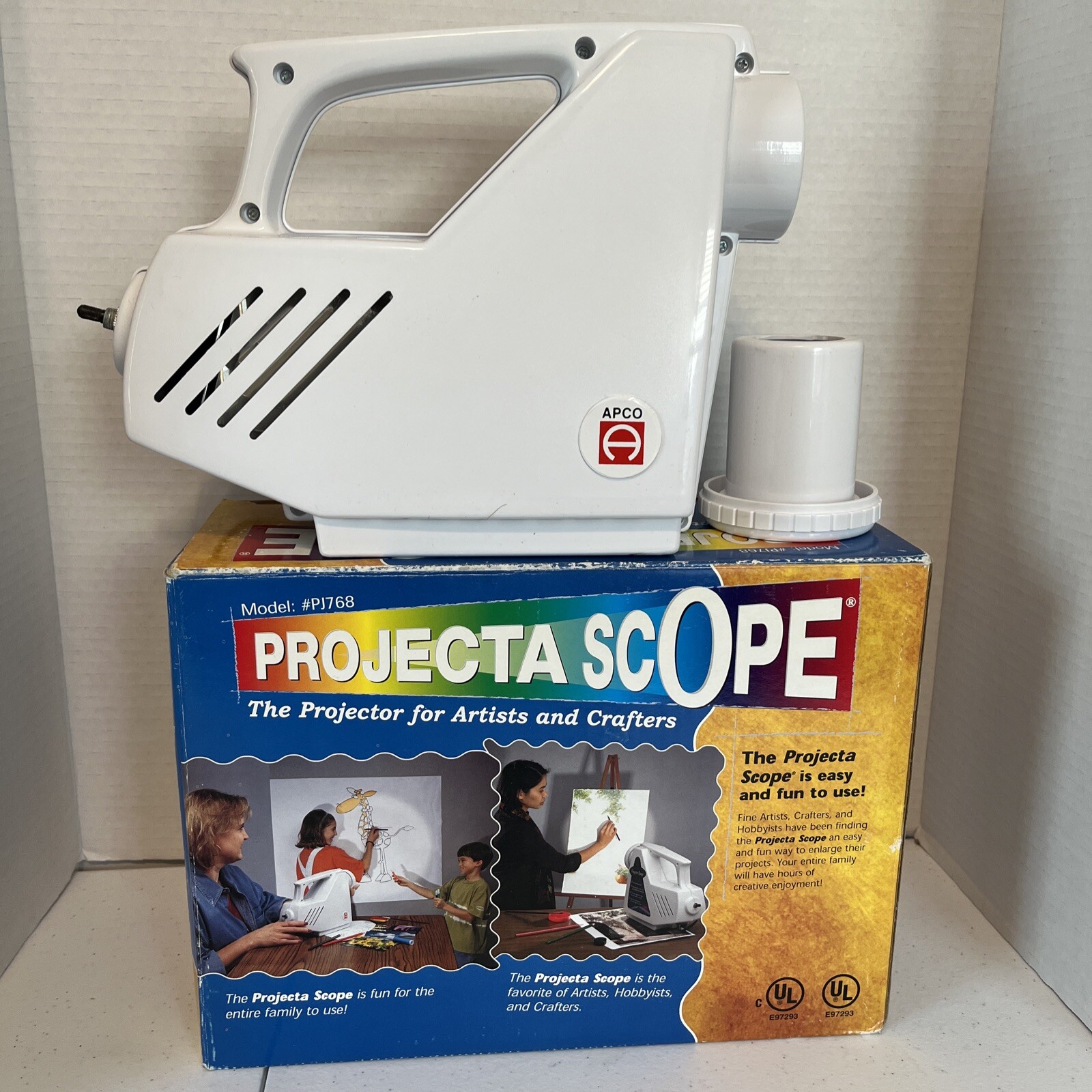 Projector Projecta Scope Model #PJ768 EUC Light Box Art Drawing Tracing ...