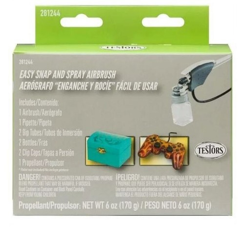 Testors Easy Snap N Spray Airbrush Paint Sprayer 9pc | eBay