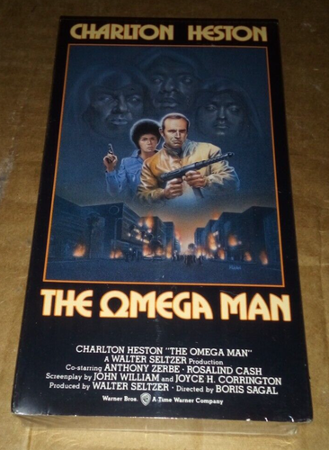 New SEALED 1971 THE OMEGA MAN VHS TAPE 1991 Warner Bros. Charlton ...