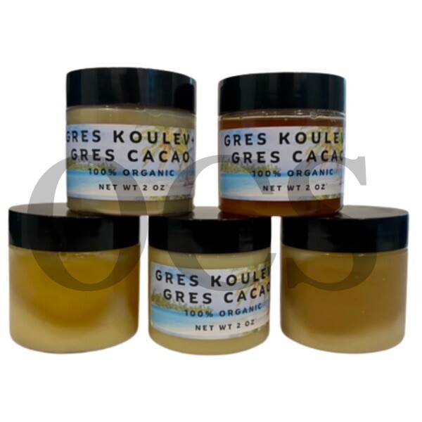 HAITIAN GRES CACAO oil with 100% natural SNAKE (KOULEV) oil ORGANIC (2 ...