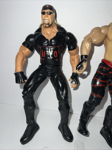 Lot Of 4 WWE WRESTLERS JOHN CENNA, HULK Hogan, Jakks Kane, Alberto Del ...