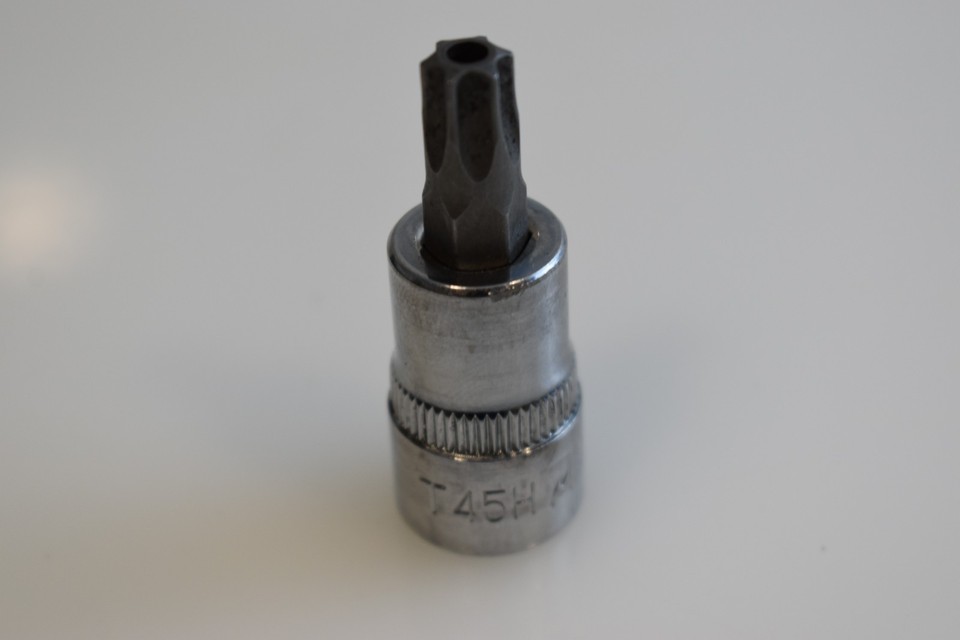 Mac Tools XT45BHS T45H TORX Tamper Proof Bit Socket Driver 3/8" Drive ...