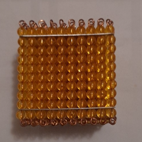 Montessori Math 10 Golden Bead Hundred Square | eBay