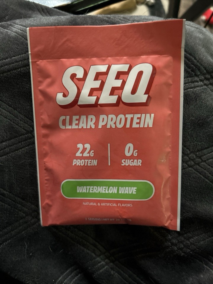 SEEQ Clear Protein Singles Strawberry Lemonade, Fruit Punch, Watermelon ...