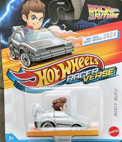 Hot Wheels Racer Verse Back To The Future MARTY McFLY Time Machine | eBay