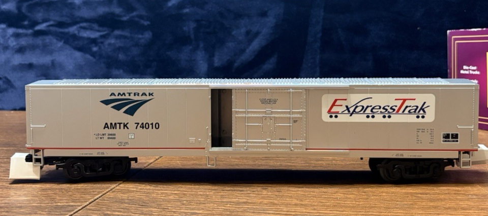 x2 NIB (MTH) Amtrak Express Mail Box Cars Cabs 74010- Item #'s 20-93520 ...