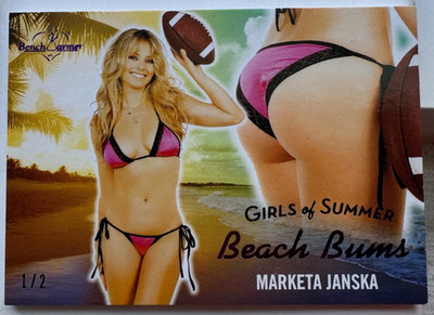 2025 BENCHWARMER GIRLS OF SUMMER MARKETA JANSKA BEACH BUMS BUTT CARD /2 | eBay