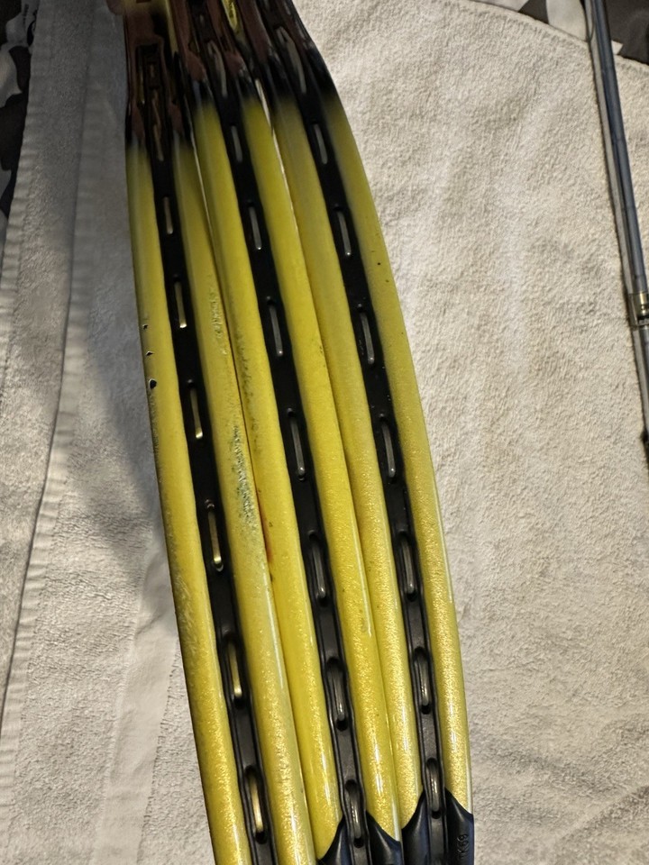 Head Agassi Radical Tour 4 3/8 Tennis Racket Set Of 3 | eBay