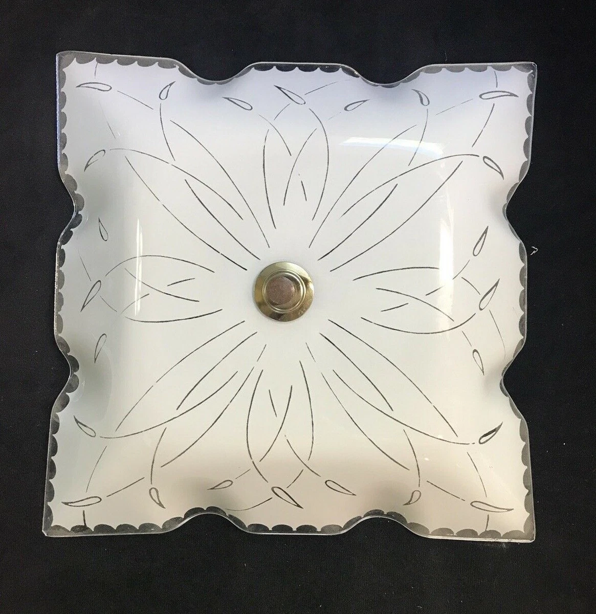 Square Glass Ceiling Light Shade | Shelly Lighting