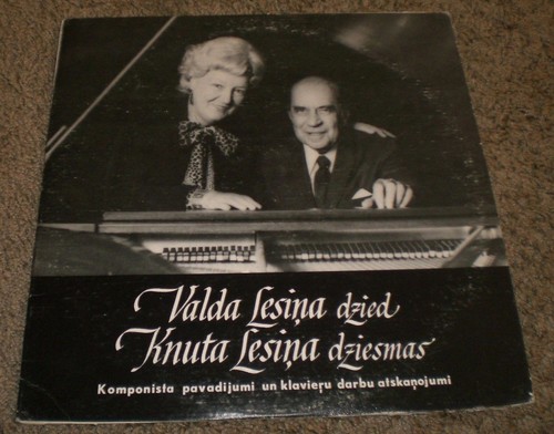 Valda Lesina Knuta Lesina~RARE Private Latvian Piano & Vocal~FAST ...