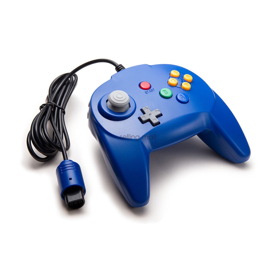 Mini N64 Wired Controllers Joystick Dual Z Button For Nintendo 64 Video ...