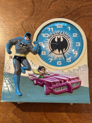 Vintage 1974 Batman Clock - Used and Not working but in good condition ...