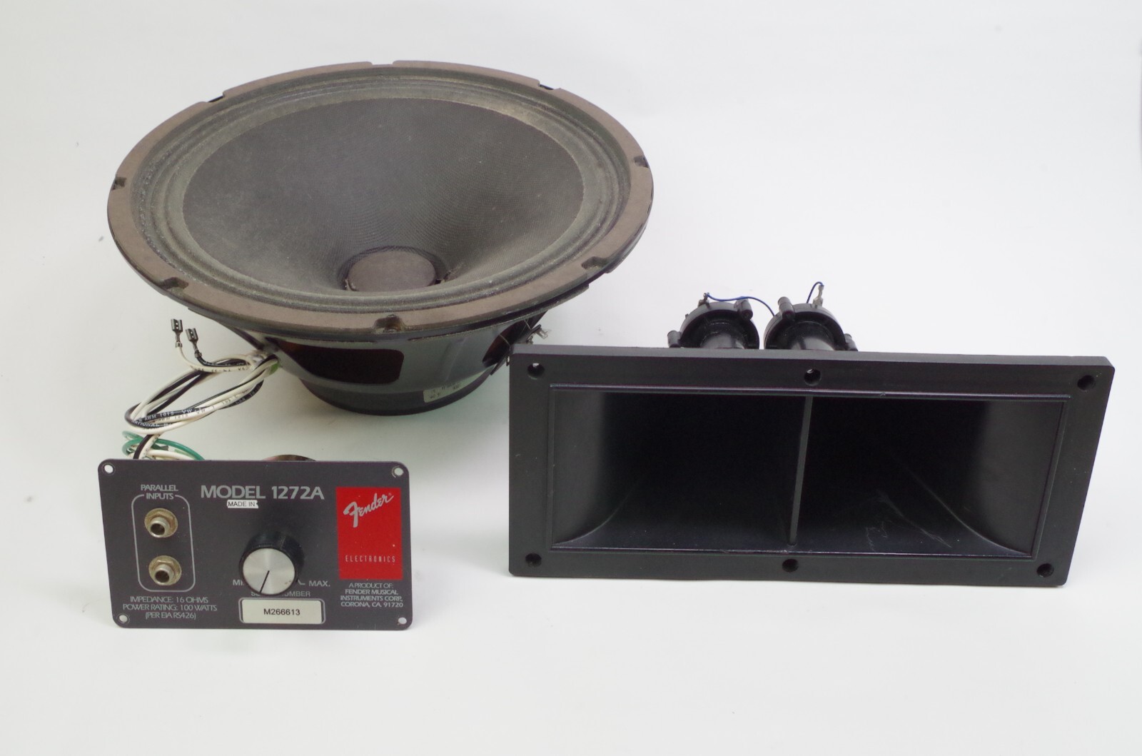 Fender 1272A Passive Speaker Horn Crossover & Woofer | eBay